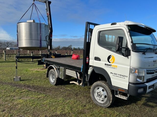 Right Size Lift & Load - Mini Hiab Crane Service